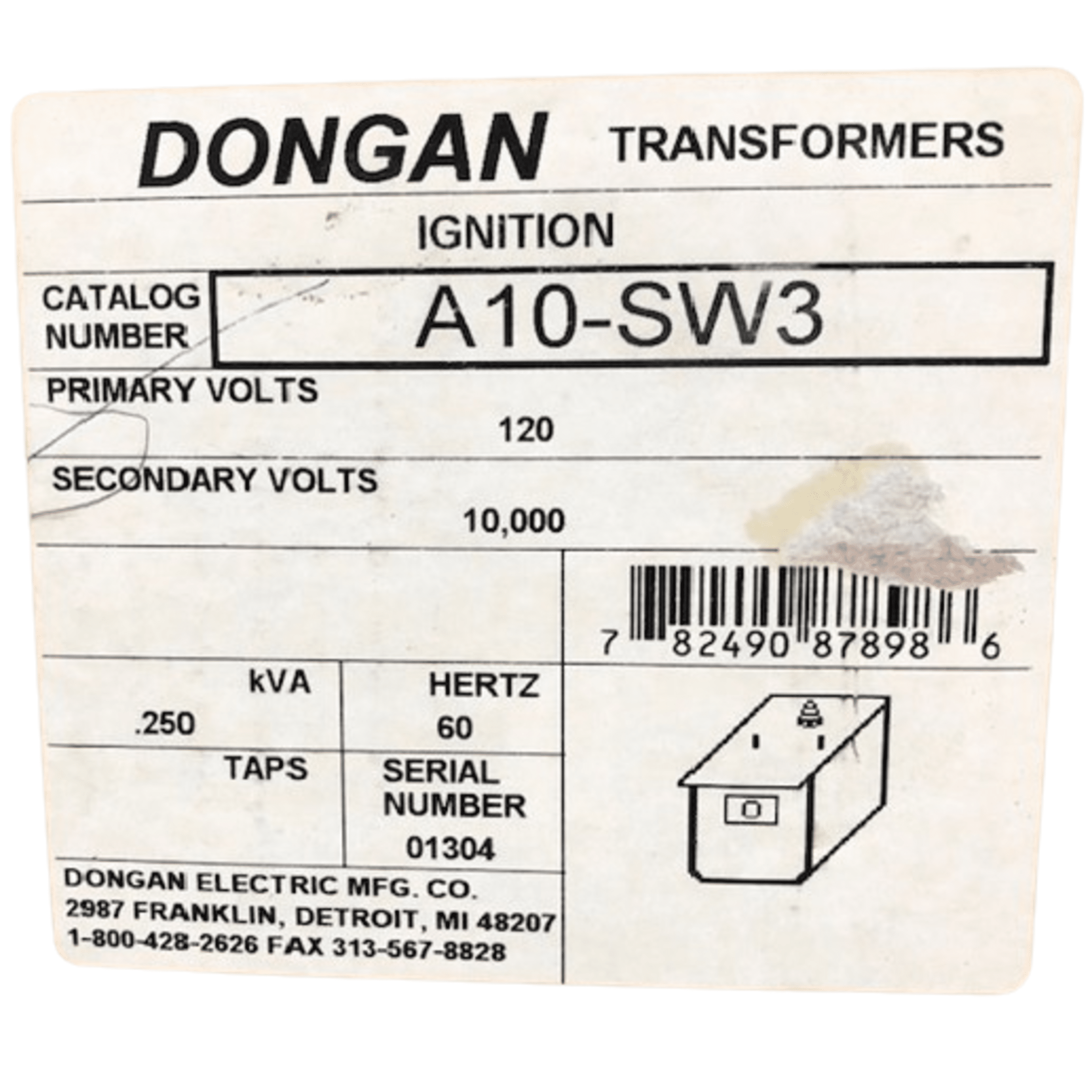 Dongan A10SW3, Transformer A10-SW3 – Industrial Tools